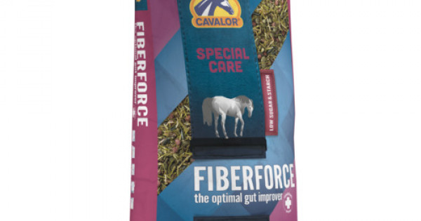 CAVALOR PAARDENVOER FIBER FORCE RIJKE VEZEL MENGELING 15 KG.