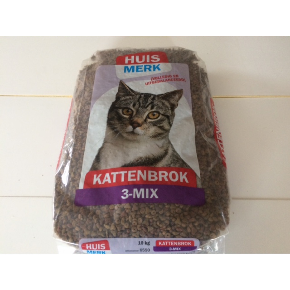 KATTENVOER HUISMERK 3 MIX (10 KG)