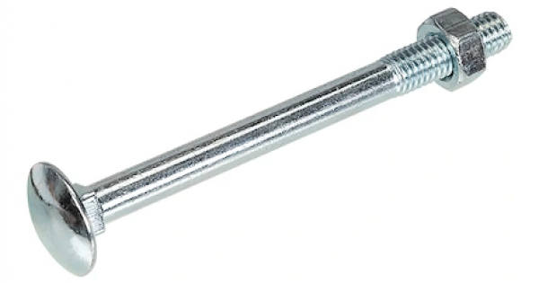 Slotbouten verzinkt DIN603/555 M8 x 190