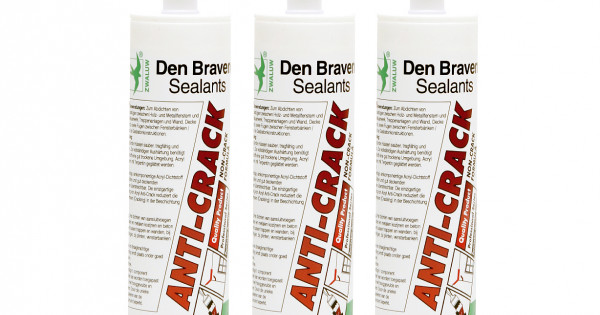 Den Braven Acryl anti-crack kit 310 ml. wit
